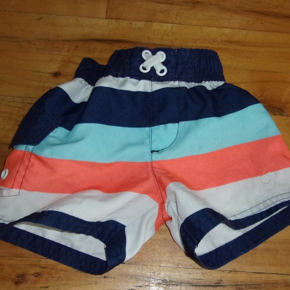 OP | Swim | Size 6 9 Month Baby Boys Swim Suit Trunks Babies Trunks Boy ...